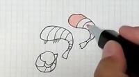 教你手绘画,这样画是最简单的