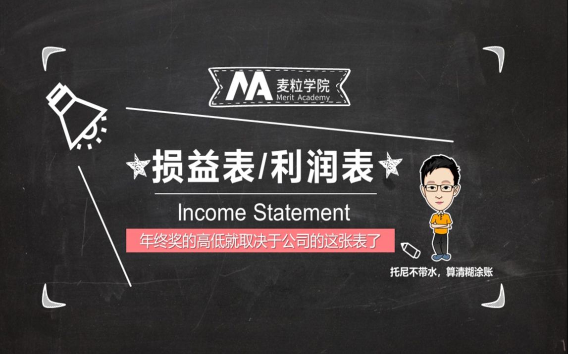 会计:损益表/利润表