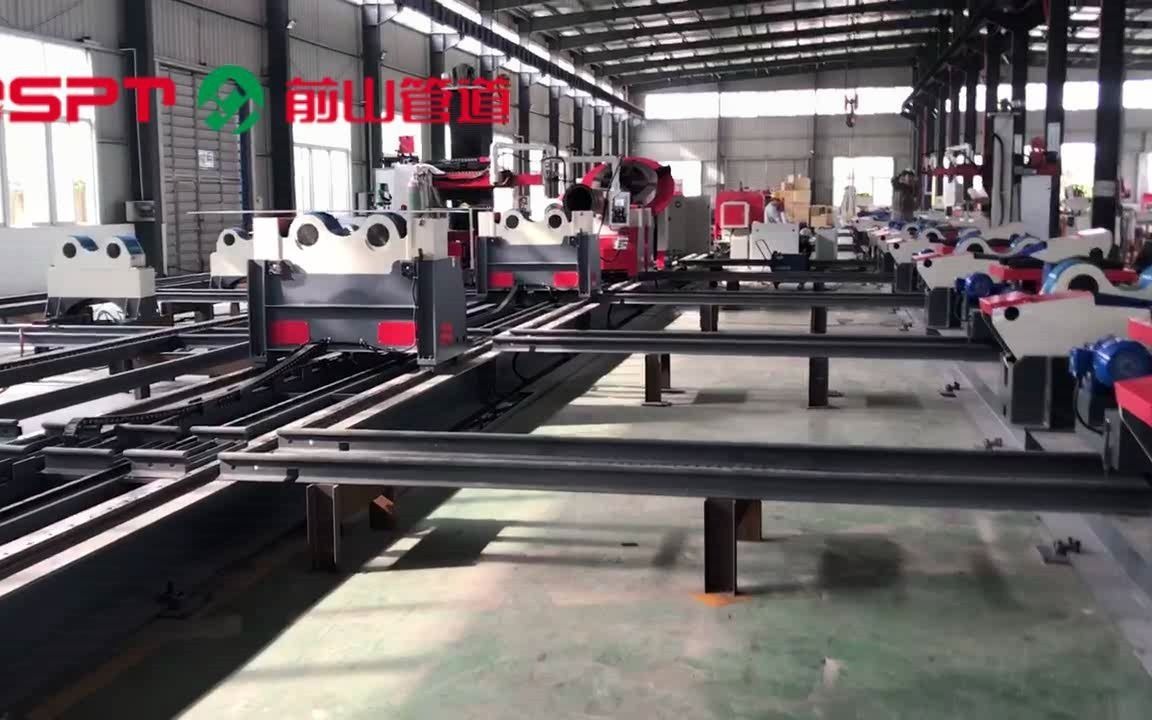 管道预制生产线,管管回转焊接中心,前山管道 管道加工生产线