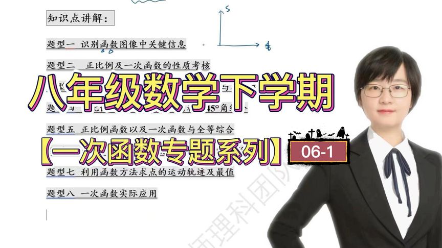 八下数学 一次函数专题(六) 一次函数压轴中平行四边形存在性