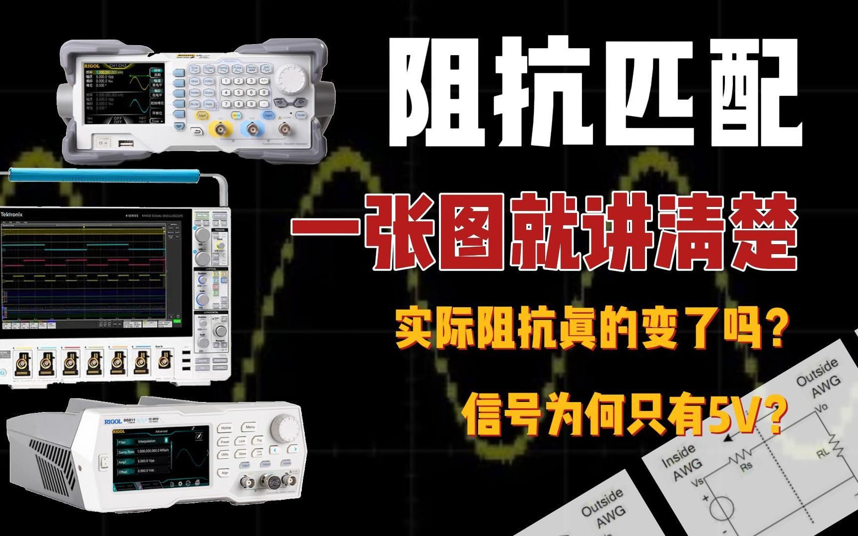 信号总是测不准?阻抗匹配原理搞懂了吗?一张图教会你