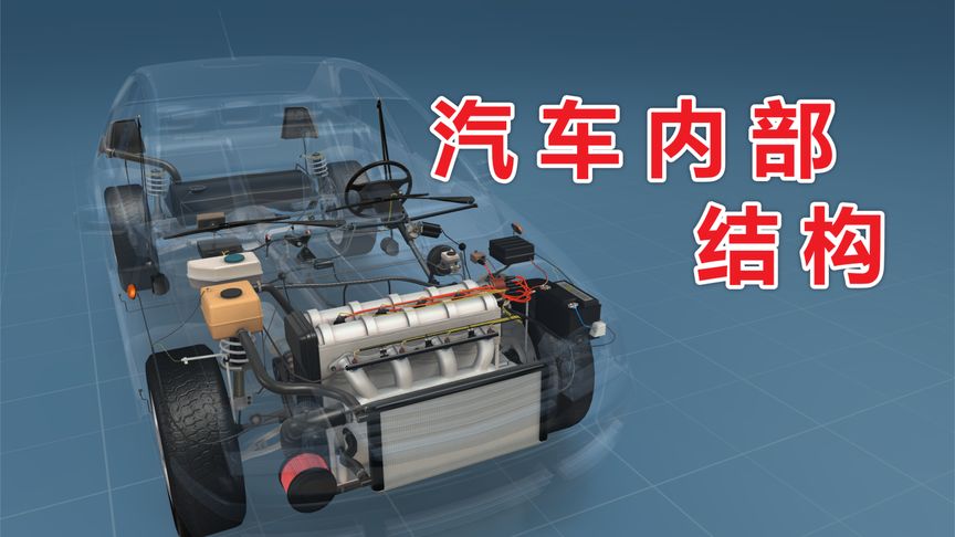 3分钟就可以看懂汽车的所有构架系统以及作用