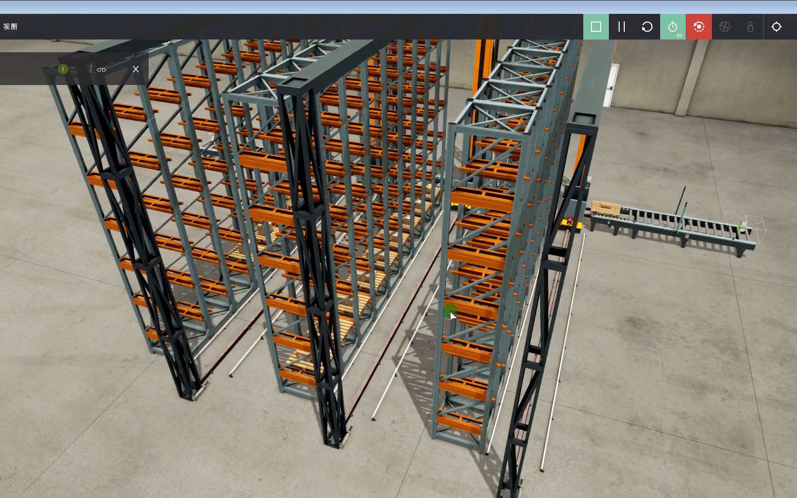 factory I/O 实现自动化仓库的存取