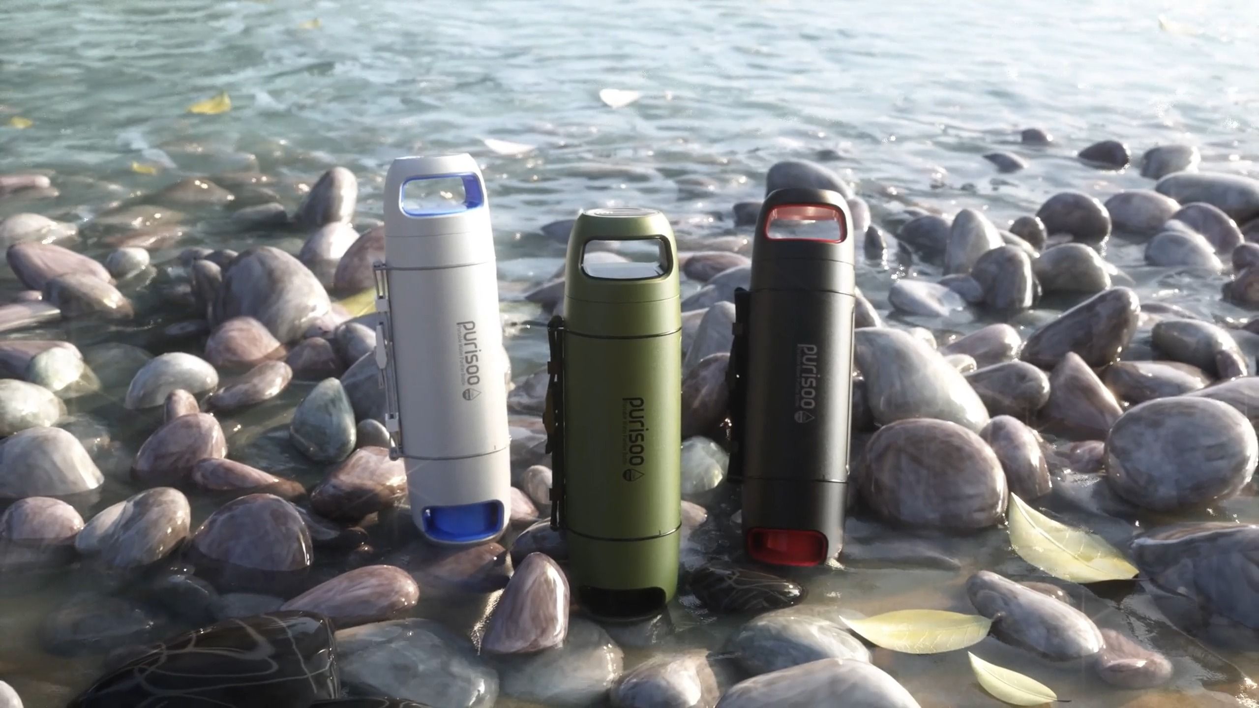 过滤水瓶产品三维动画视频