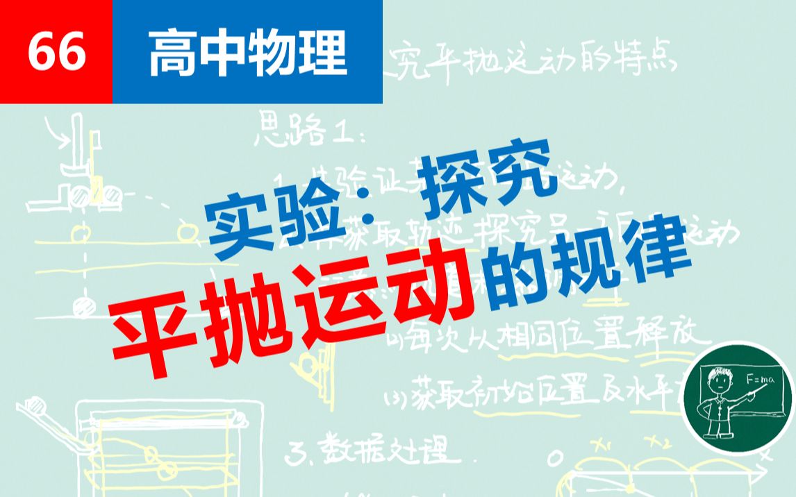 【高中物理】66实验:探究平抛运动的规律