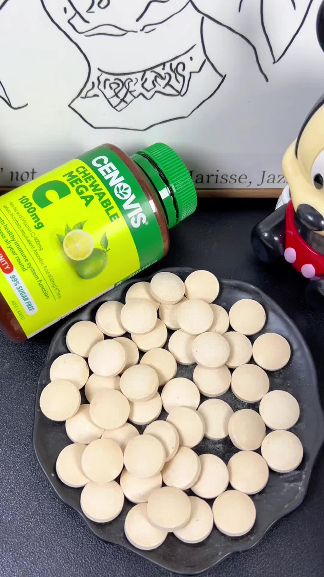 每天嚼上一粒维VC,酸酸甜甜的很好吃#维生素c咀嚼片#好物推荐ߔ� #...