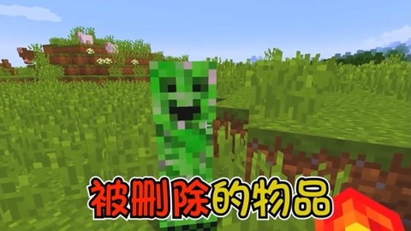 我的世界:盘点那些在MC中被删除的物品,钻石鸡真的很实用!