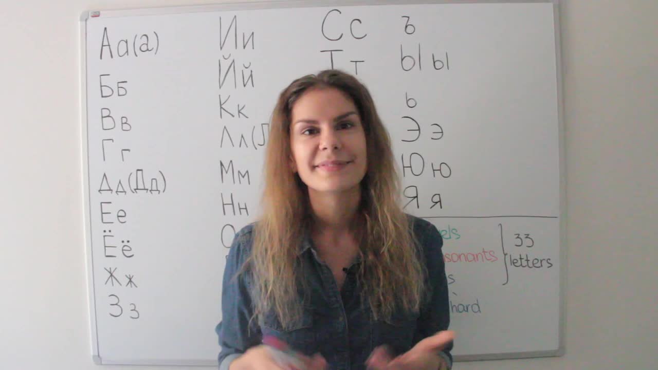 看伊拉(Ира) 解说俄语初学者如何正确发音俄语字母 ,教大家轻松学...