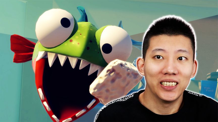 模拟食人鱼,咬断一切!我是鱼第三期,小鱼模拟器,鲤鱼Ace解说