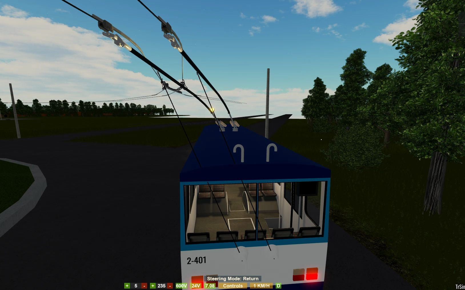 Roblox国际版无轨电车-Trolleybus Sim 1.0 [Beta] 连续分线