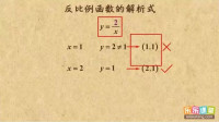 反比例函数的解析式