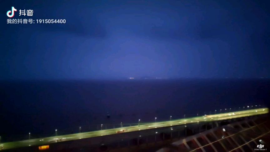 中秋的杭州湾跨海大桥～