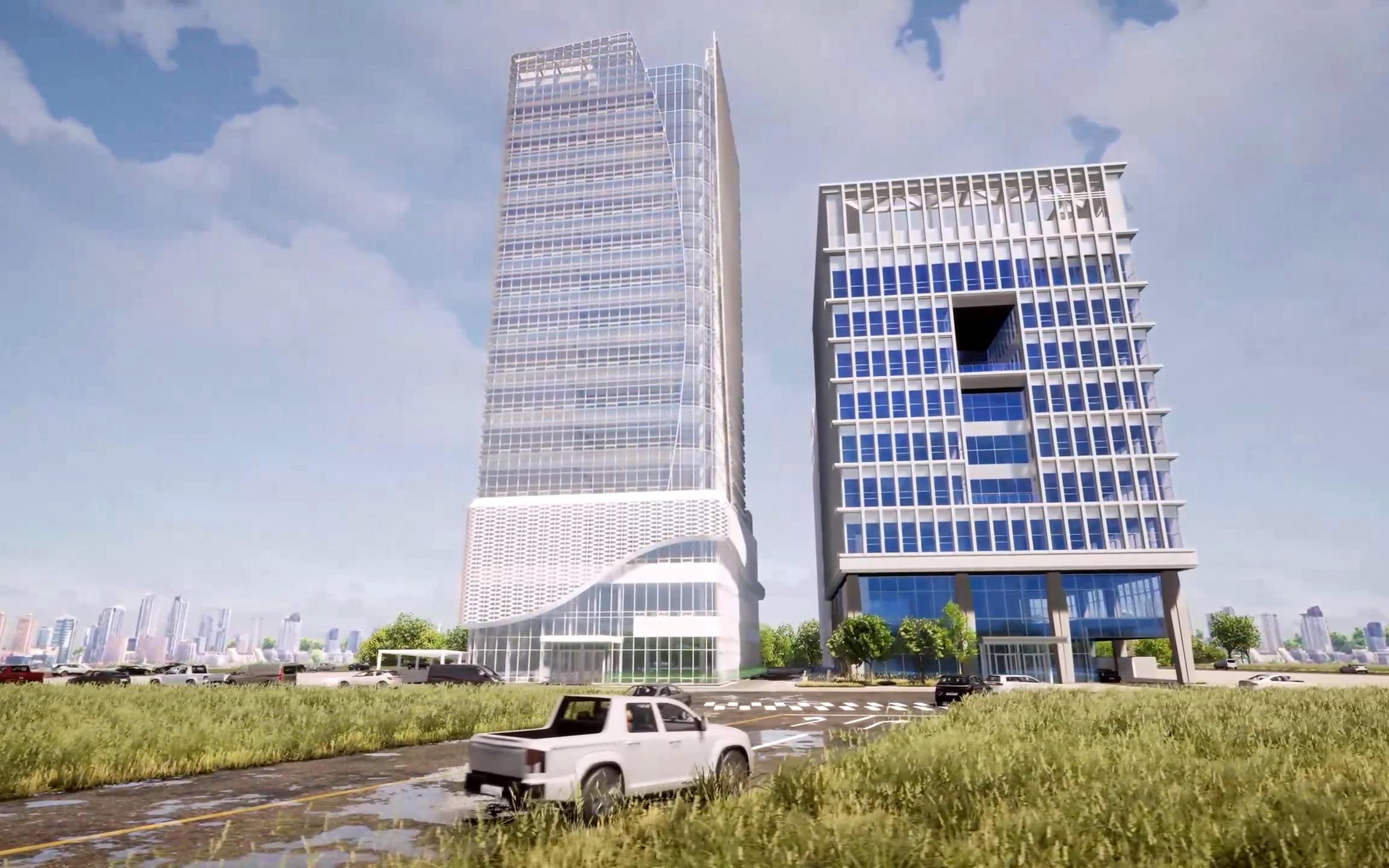 Twinmotion2022施工剖面效果模拟4K