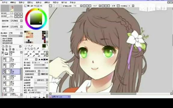 【上色教程】丛林少女_高清