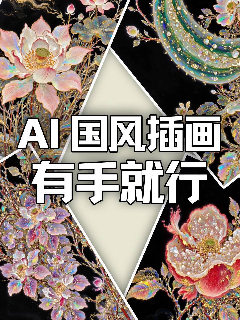 设计界要变天了ߘ�用AI生成国风插画只需20秒