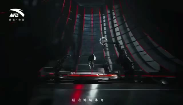 ...不怕,你有黑科技ߘ�安踏A-FLAME炽热科技羽绒服石墨烯速热材质...