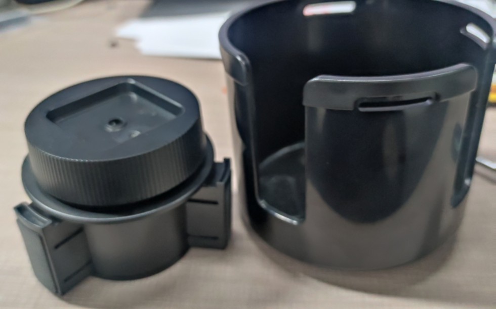 塑胶件,结构设计分析,汽车通用水杯架。