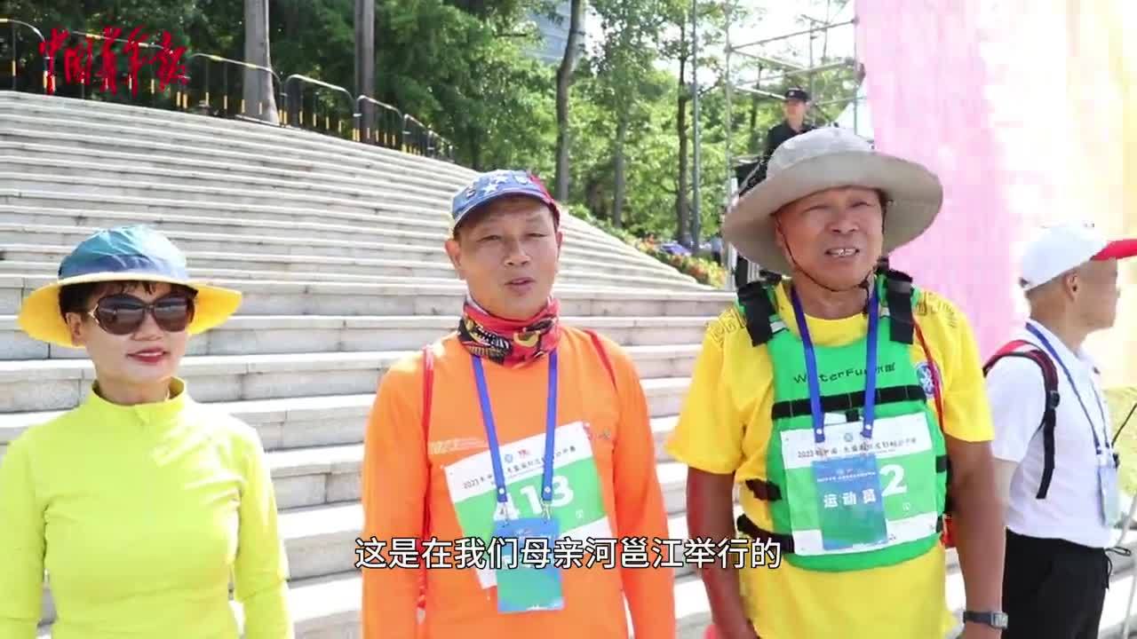 77岁爷爷成皮划艇比赛最老选手 "依旧年轻充满活力!"