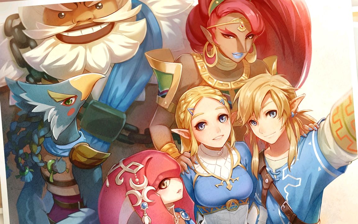 塞尔达传说:林克、四杰营救公主,但我的心里只有米法。