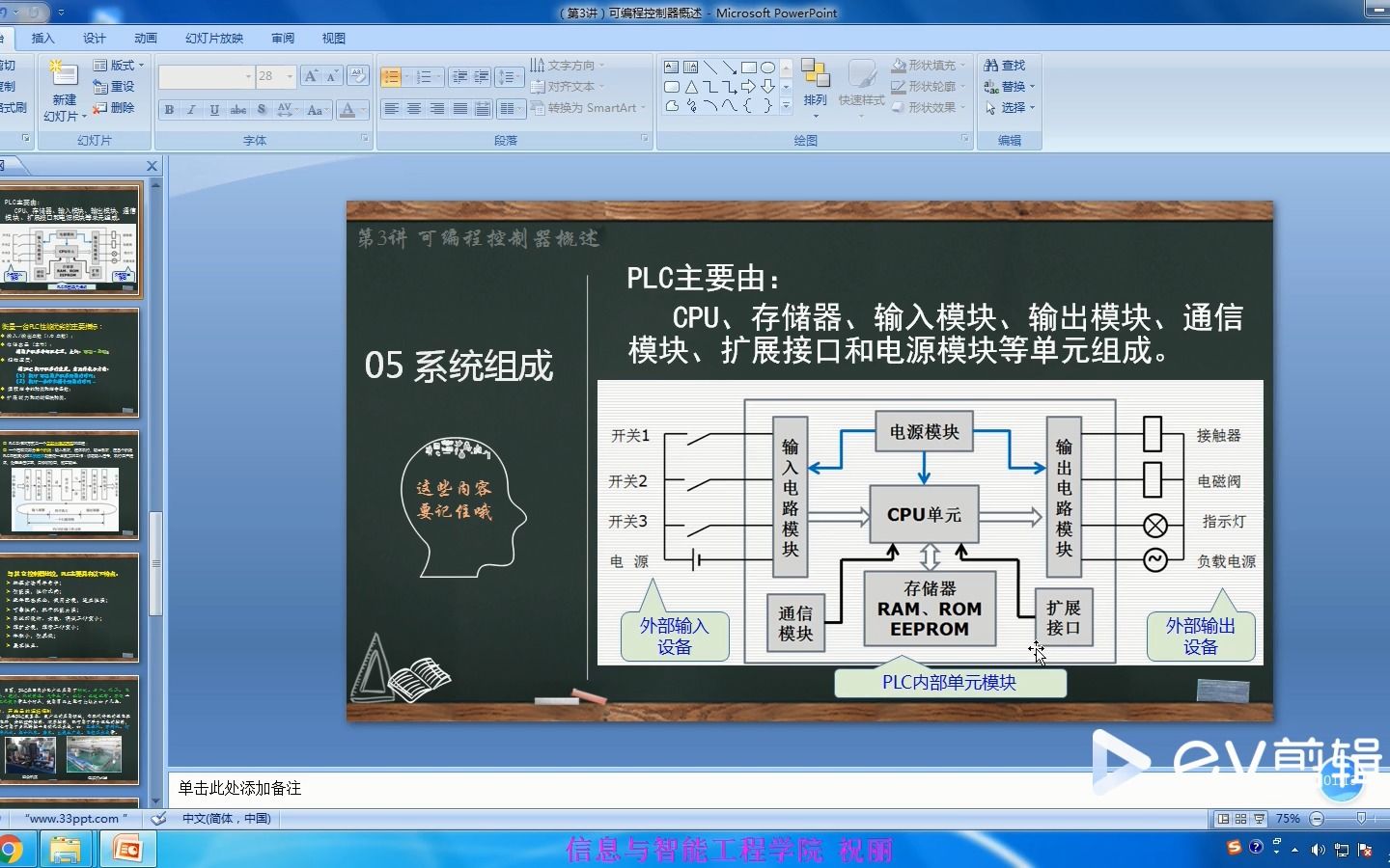 项目三:2、PLC的系统组成、工作原理