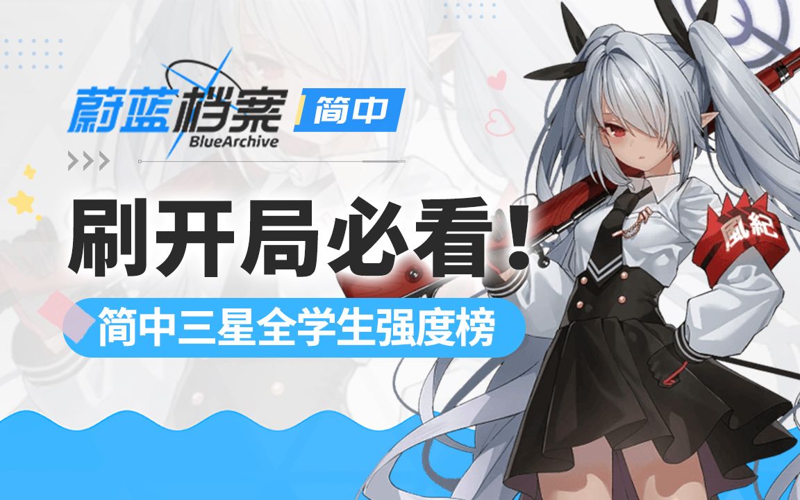 【蔚蓝档案】这些角色必练!全角色强度榜 刷开局必看