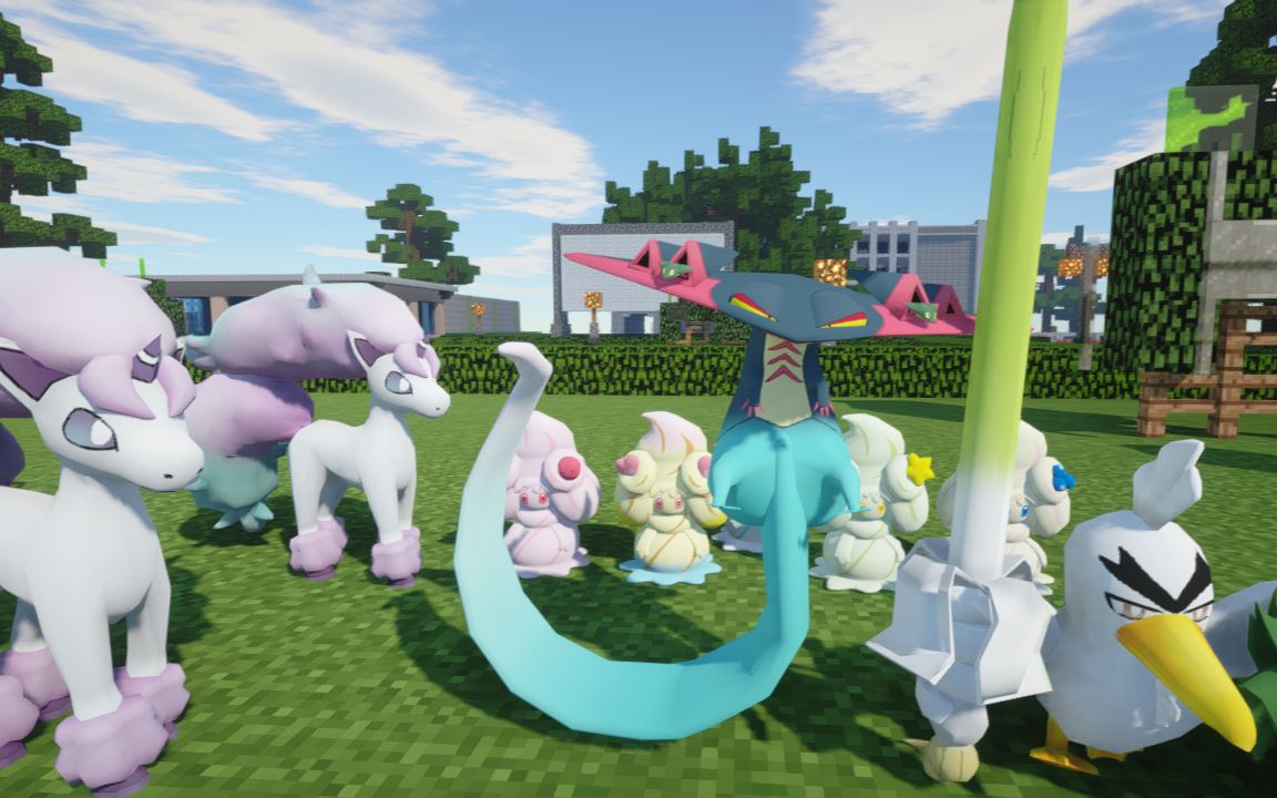 ♤Minecraft♤精灵宝可梦模组最新8.1.1极巨化版本机制与新增宝可梦...
