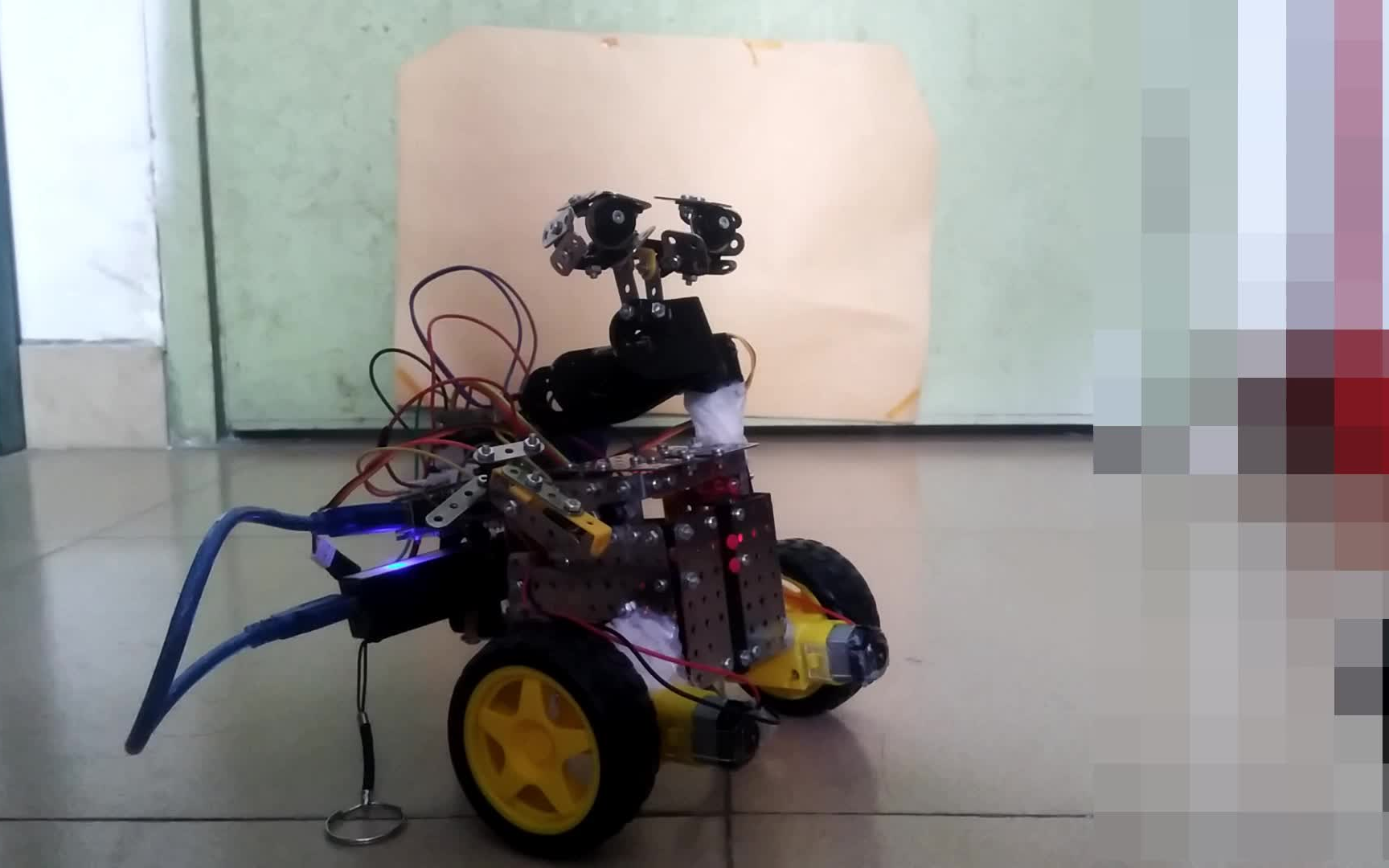 大一萌新读了一年物联网能做出什么机器人?(物联网大赛作品)(arduino...