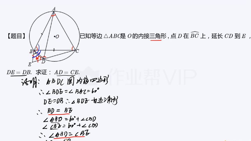 初中数学:全等三角形与圆