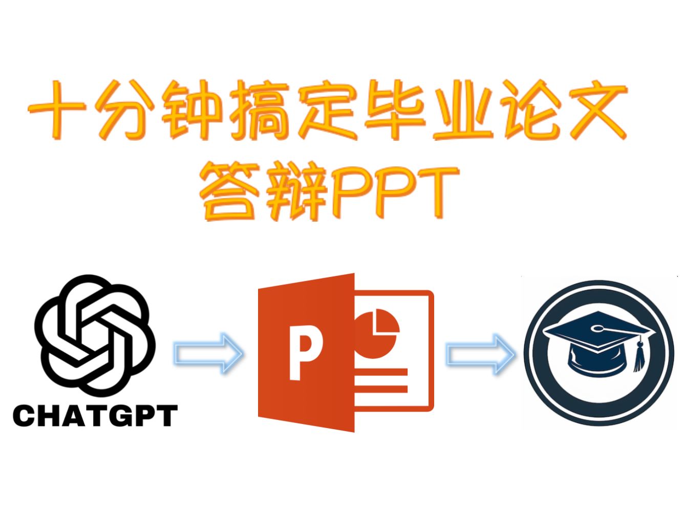 十分钟搞定毕业答辩PPT教程