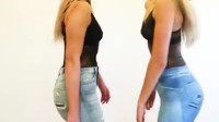 妹子穿“画”的衣服上街,众人难辨真假,不敢相信!