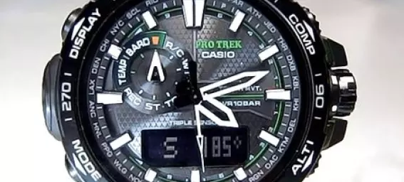 CASIO手表PRW-6000(5365)设置测量方向