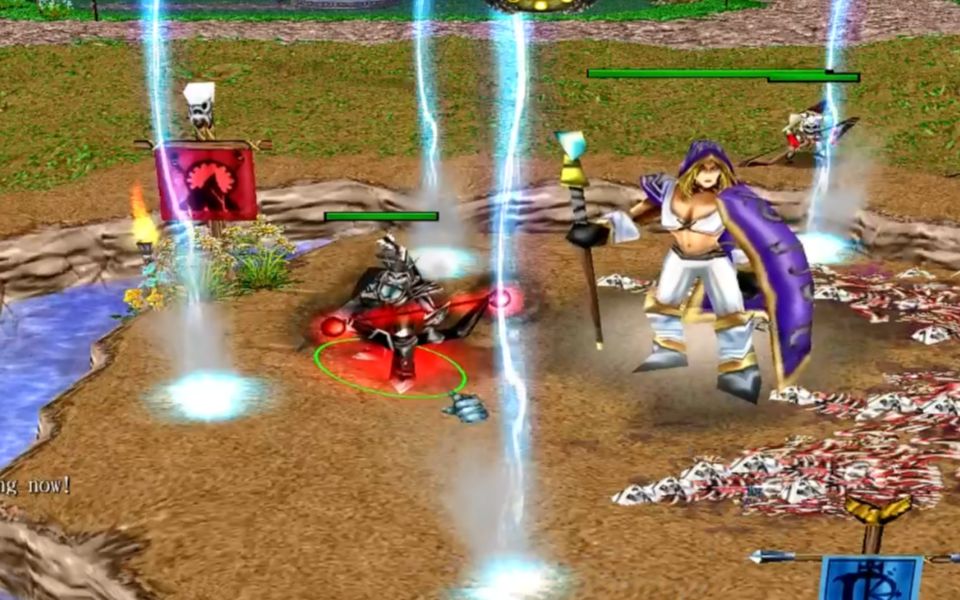 魔兽3经典老图:守卫女神标准版 黑暗游侠招募英雄作战