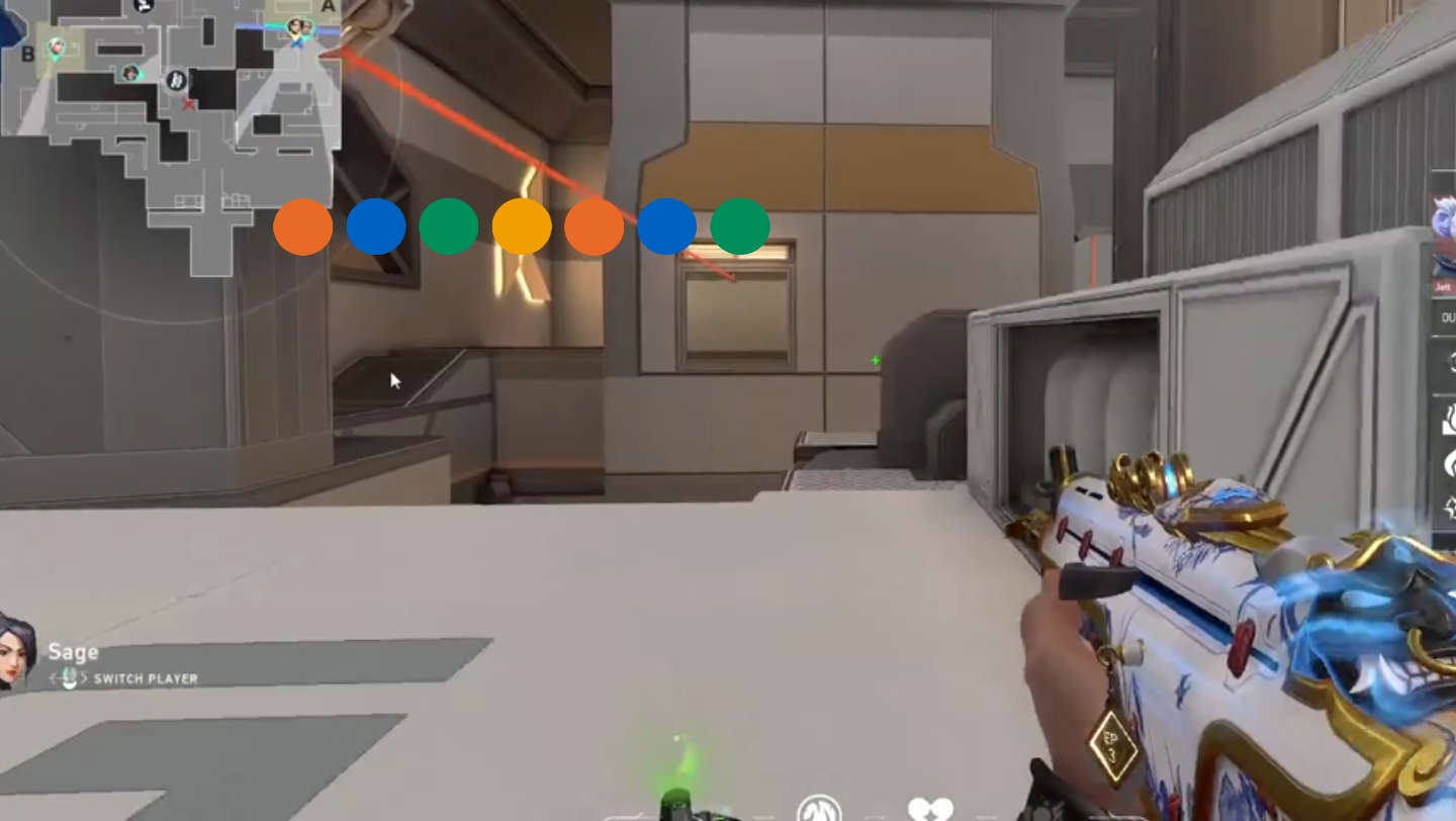 无畏契约训练营:无畏契约(Valorant)深海遗珠保安B点防守丝滑小连招...