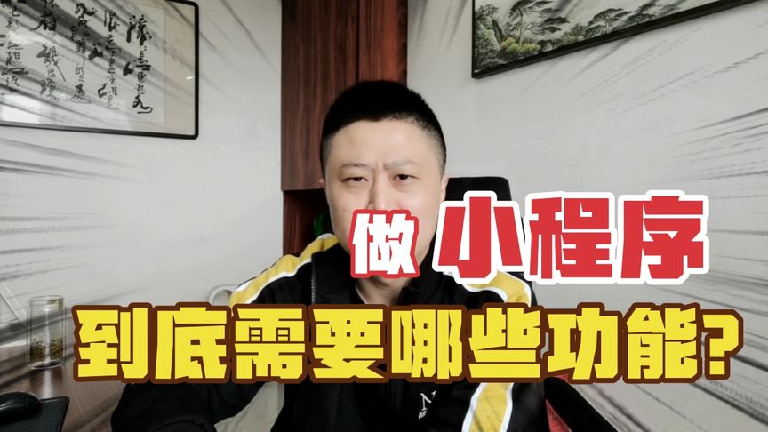 做小程序到底需要哪些功能?听听软件开发人员有哪些建议
