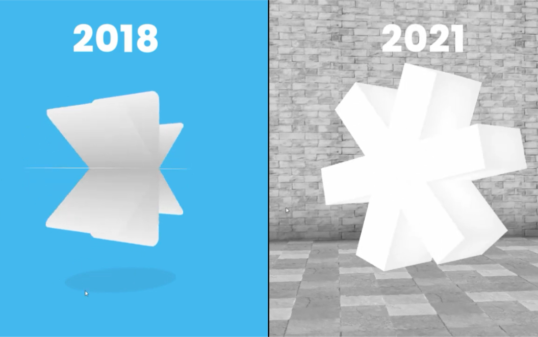 仅使用CSS3实现3D 旋转动画效果