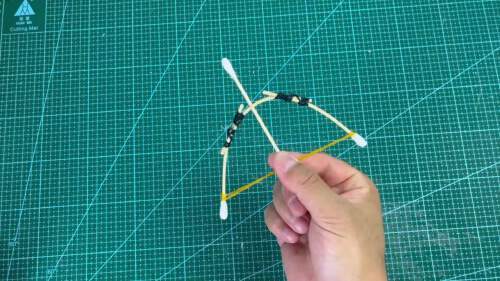 棉签弓箭教程小孩子都能学会