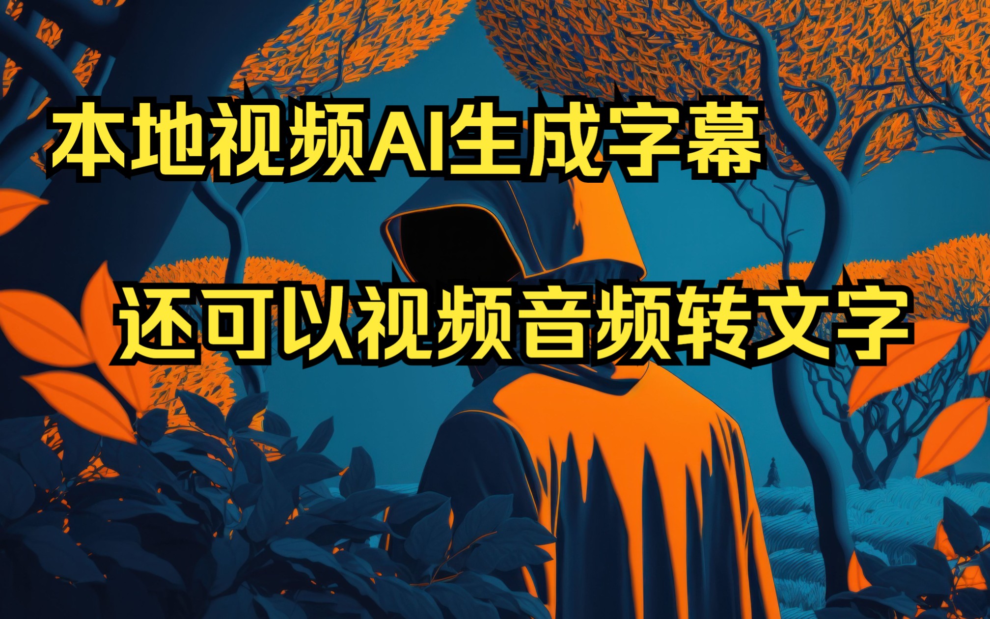 本地视频AI生成字幕 还可视频音频转文字 超详细教程
