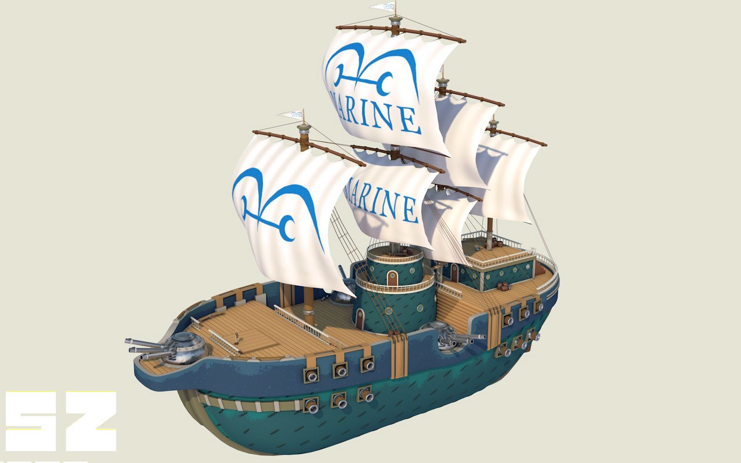 Maya场景建模:三小时用Maya制作了一艘船 零基础基础场景教程