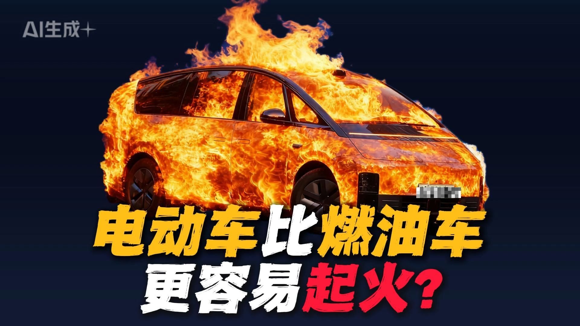电动车比燃油车更容易起火吗? 电动车和燃油车起火谁更危险,理想...