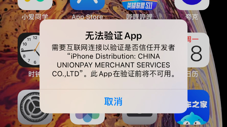 IOS15无法验证APP问题