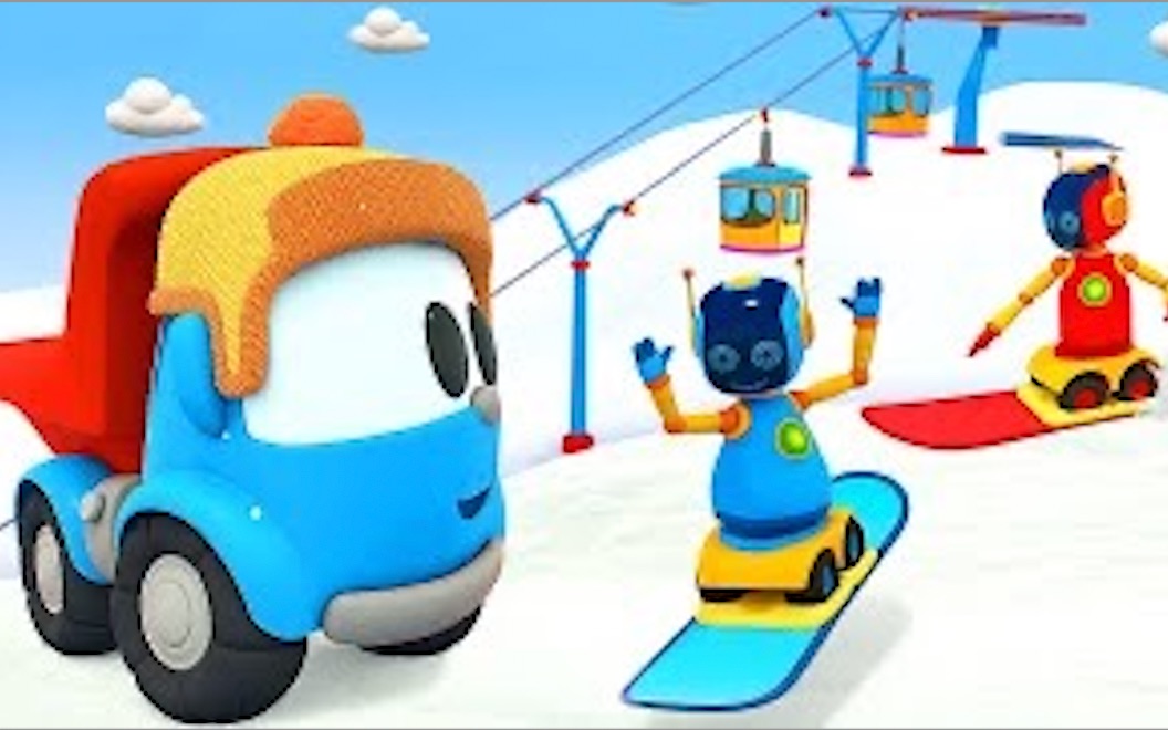 【儿童汽车卡通2.10更新】Leo the Truckthe cable carSnowman 卡车...