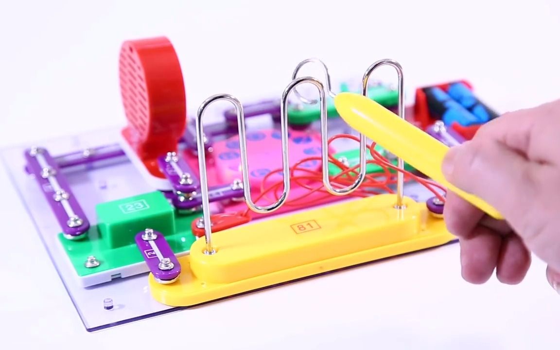 60720285益智电子积木可编程电路儿童DIY拼接科教物理科学拼搭玩具