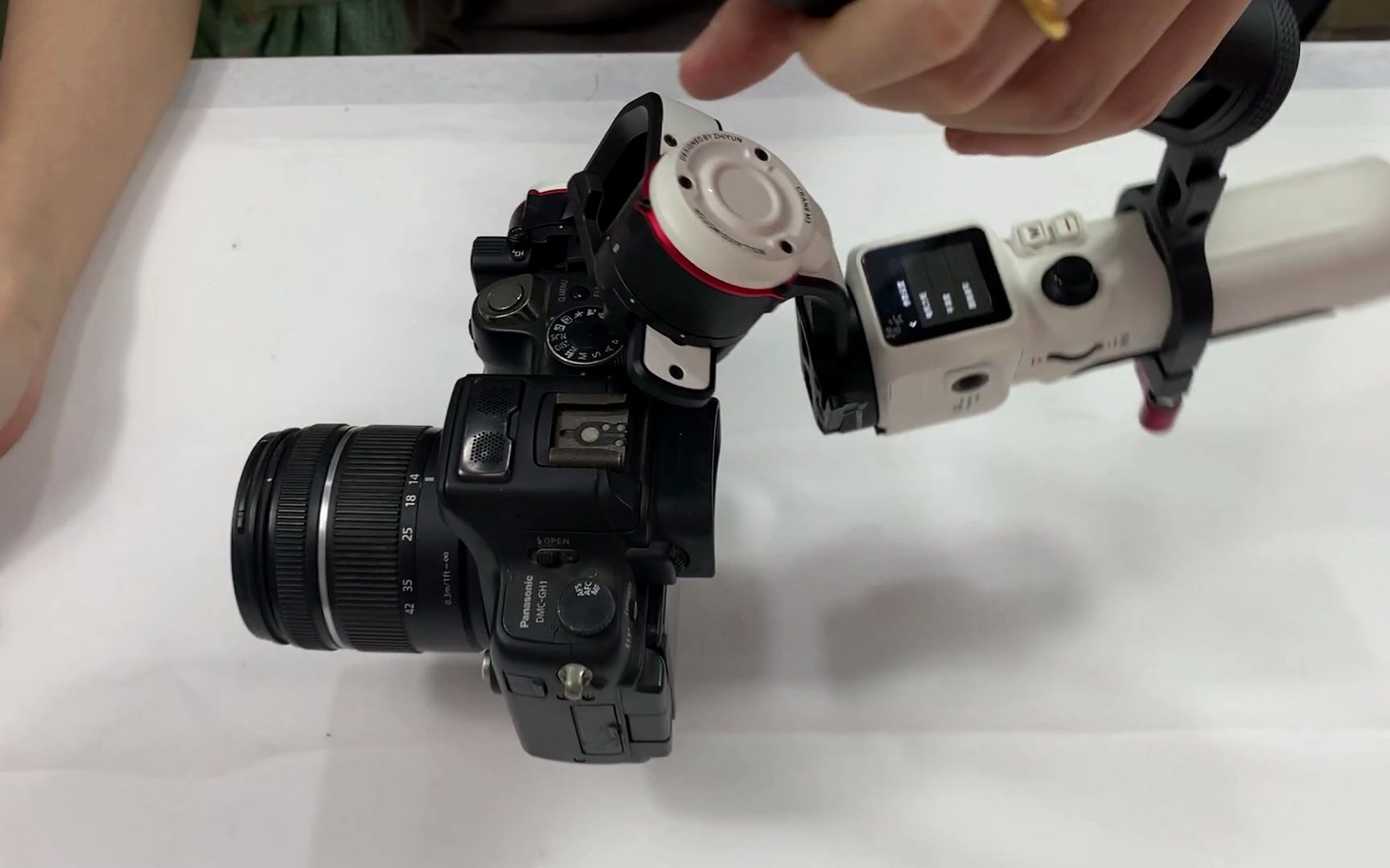 智云云鹤M3稳定器提壶手柄配件智云smooth5提壶手柄配件支架手机