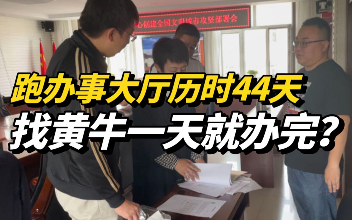 暗访房本办理:跑办事大厅历时44天,找“黄牛”一天就办完