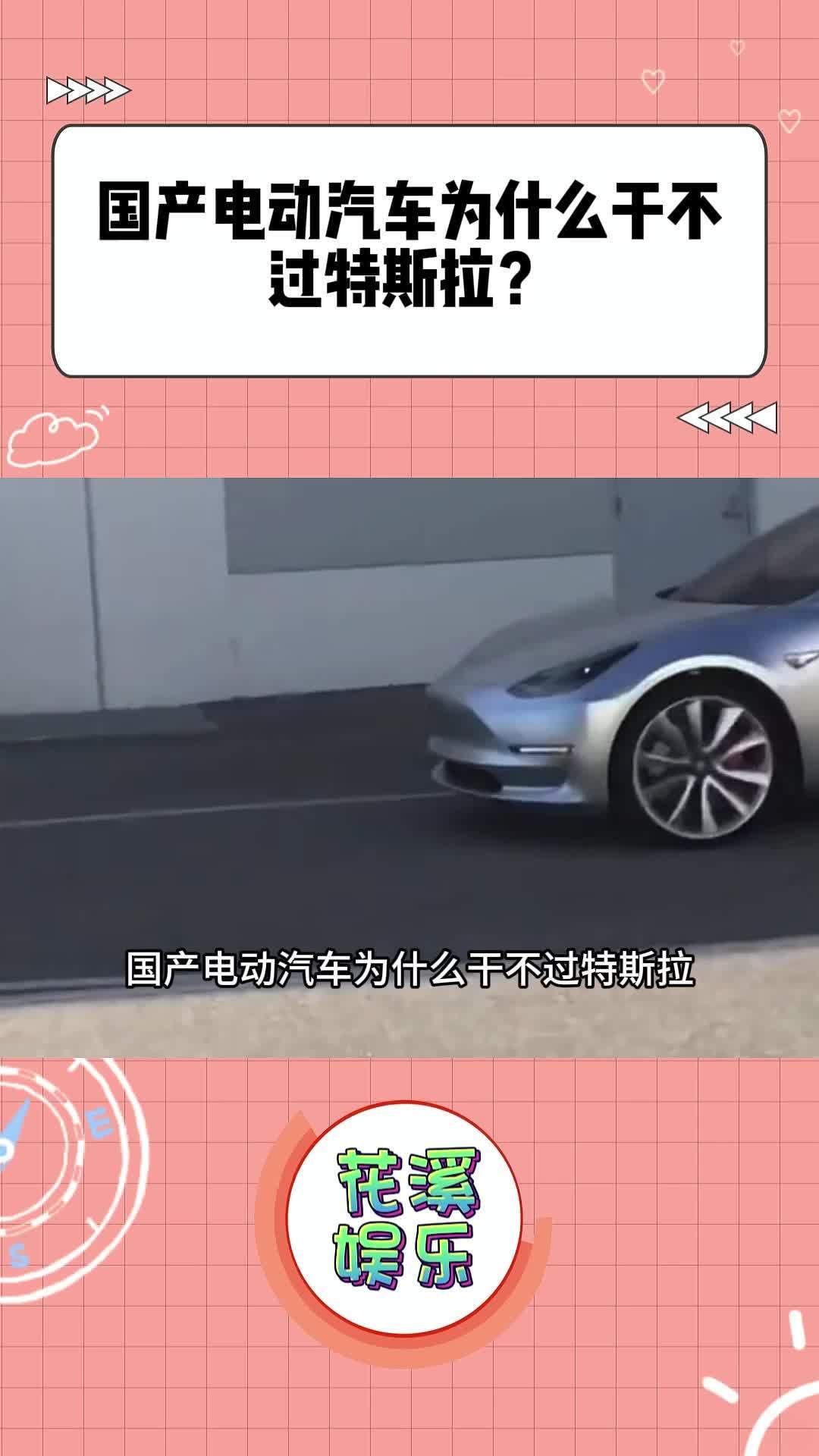 国产电动汽车为什么干不过特斯拉?