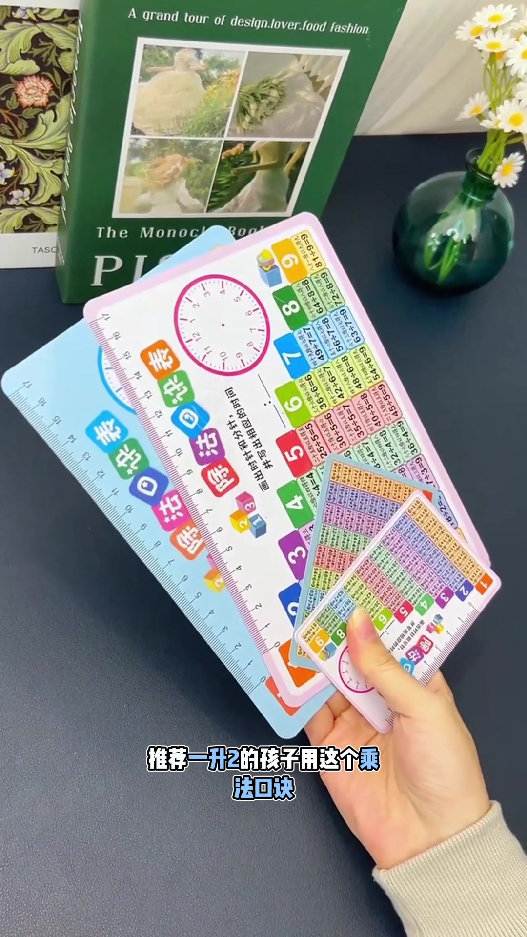 九九乘法口诀表卡片小学数学一二年级乘除法99背诵乘法表#99乘法表 ...