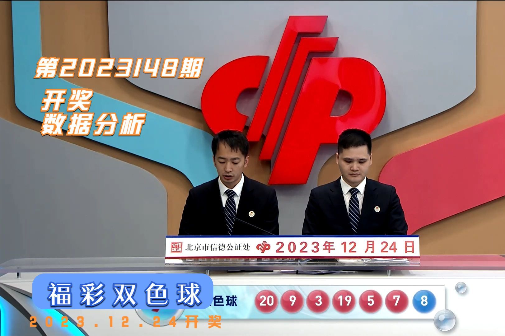 福彩双色球第2023148期开奖数据分析