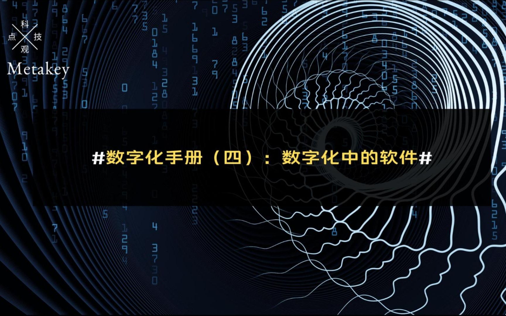 数字化手册(四):数字化中的软件