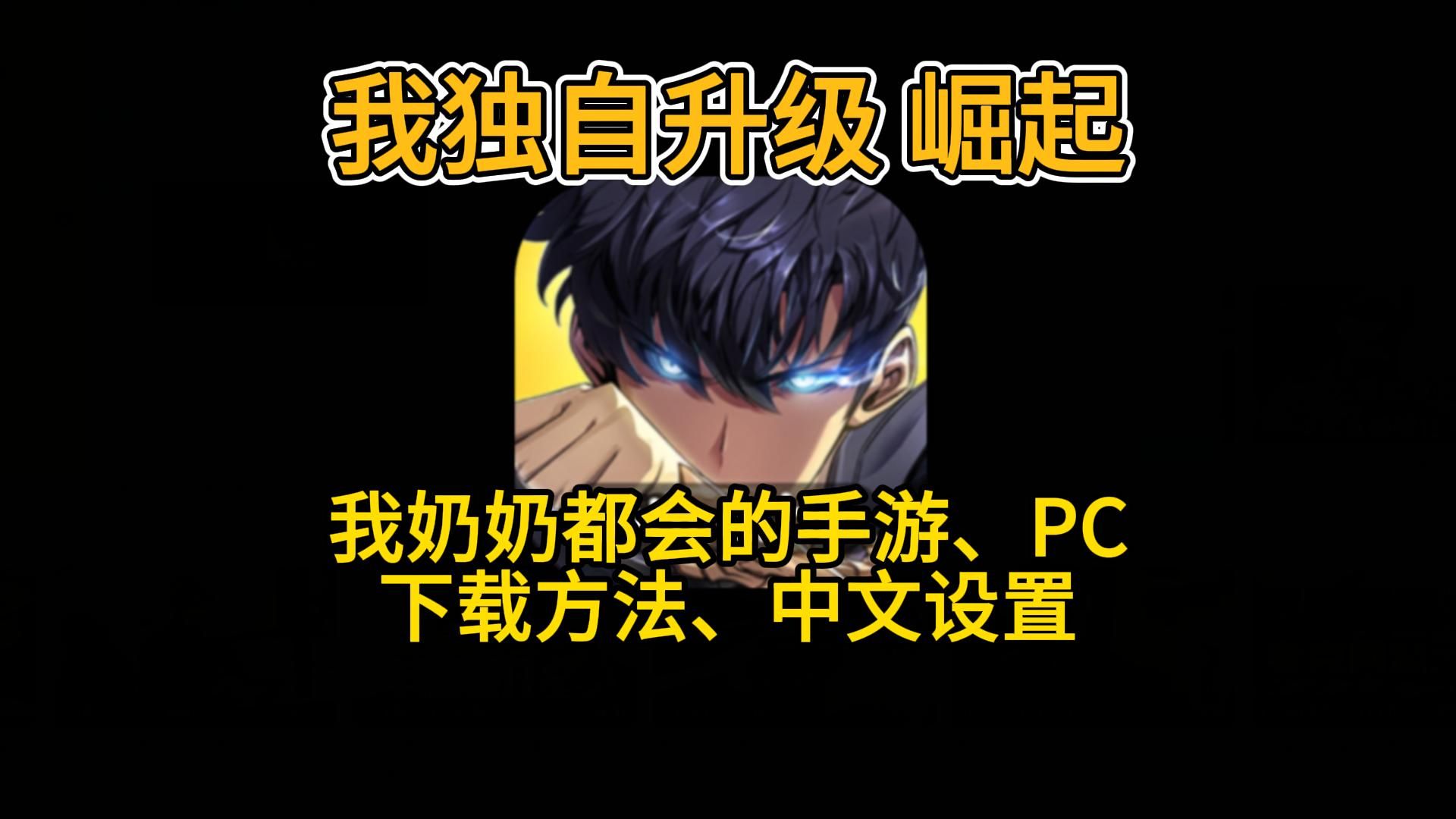 我独自升级arise安卓、pc游戏下载、中文设置