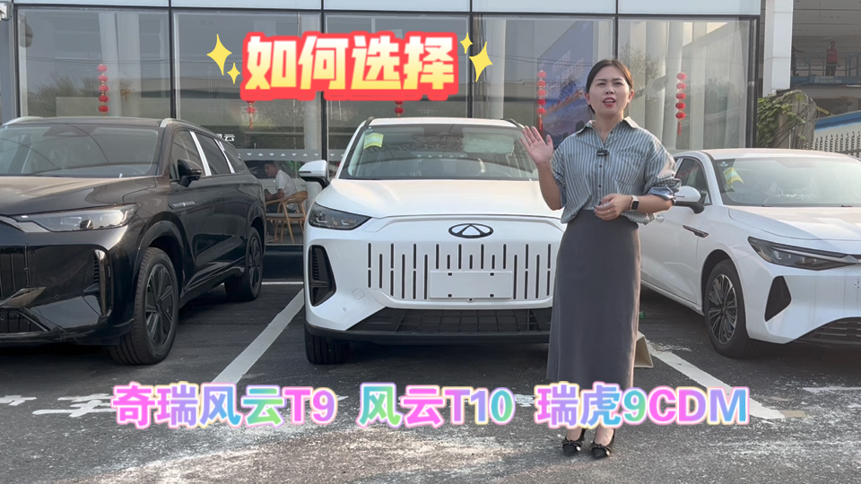 奇瑞风云T9,风云T10,瑞虎9CDM,三款车型怎么选择呢,配置差异以及...